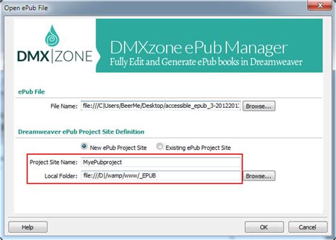 dmxzone epub manager extensions dmxzone