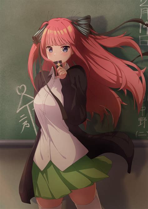 Nakano Nino Go Toubun No Hanayome Drawn By Daru Drawing Danbooru
