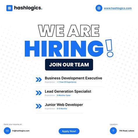 Hashlogics On Linkedin Hashlogicsopportunities Joinourteam Techjobs