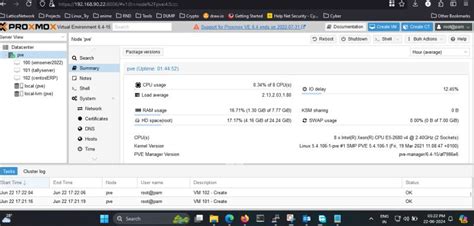 Mohammed Umar Mukthar On Linkedin Proxmox Virtualization Techupgrade Itinfrastructure Linux