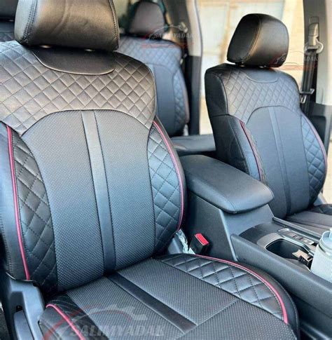 روکش صندلی فردا موتور T5 Fmc چرم رنگ مشکی سلیم یدک