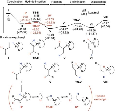 Simulation Of A Reaction Pathway Of Olefin Migration Based On Dft