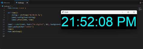 Created A Digital Clock Application With Python Aryan Tamang Posted