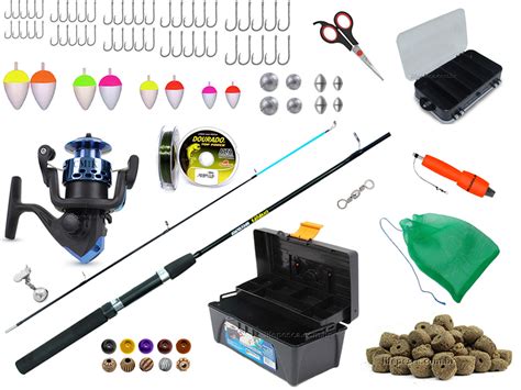 Kit Para Pesca C Vara 135m 2 Partes Molinete Caixa C