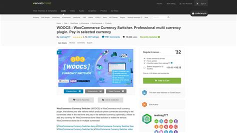Download FOX WooCommerce Currency Switcher WOOCS Activated GPL Page Builder