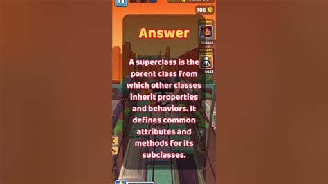 Oopconcepts Techinterview Javainterview What Is Superclass In Oop Interview Youtube