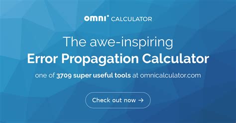 Error Propagation Calculator