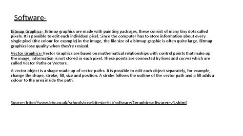 Software Bitmap Graphics Bitmap Graphics Are Made With