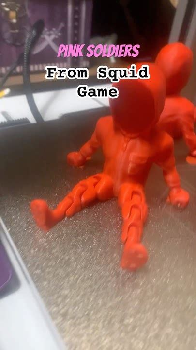 3d Printed Pink Soldiers From Squid Game Squidgame 3dprinting Pinksoldiers Youtube