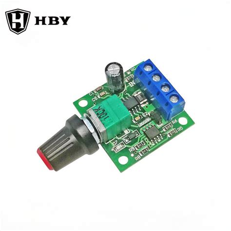 New Dc 18v 3v 5v 6v 12v 2a Pwm Motor Speed Controller Low Voltage