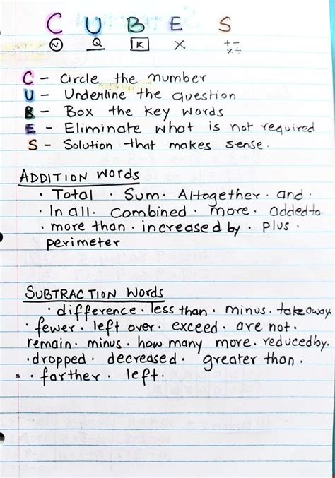 Grade 1 Math Cubes Method