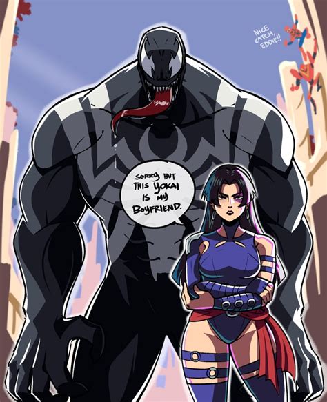 Spider Man Psylocke Venom Psylocke And Spdr Marvel And 3 More Drawn By Tinafate Danbooru