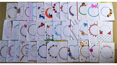 100 Circle ⭕ Designsproject Work Designsassignment Front Page Design