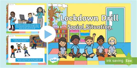 Lockdown Drill Social Situation Powerpoint