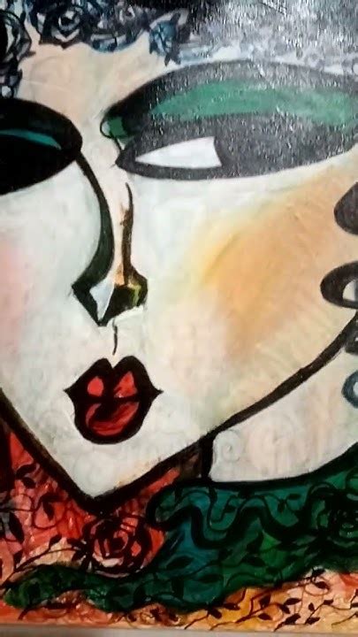 картина абстракция девушка ручная работа Youtube