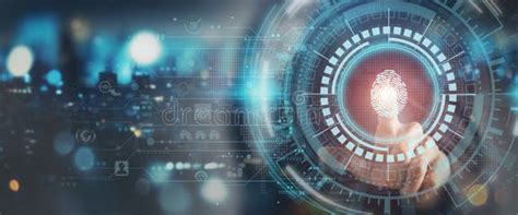 Fingerprint Scanning Biometric Authentication Cybersecurity And Fingerprint Password Future