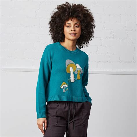 Nomads Mushroom Jumper Teal Nomads