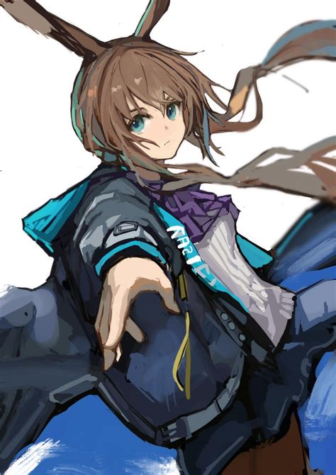 Amiya Arknights Drawn By Shijiubashuazi Danbooru