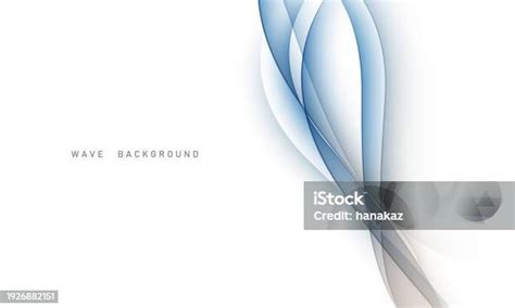푸른 파도 추상적 인 배경 현대적인 디자인 벡터 일러스트 레이 션 0명에 대한 스톡 벡터 아트 및 기타 이미지 0명 3차원 형태 건강관리와 의술 Istock
