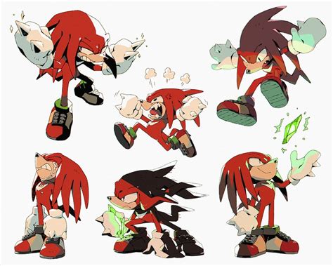 Knuckles The Echidna Sonic Drawn By Bluekomadori Danbooru