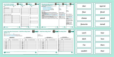 informal phonics assessments ks2 level 6 assessment pack