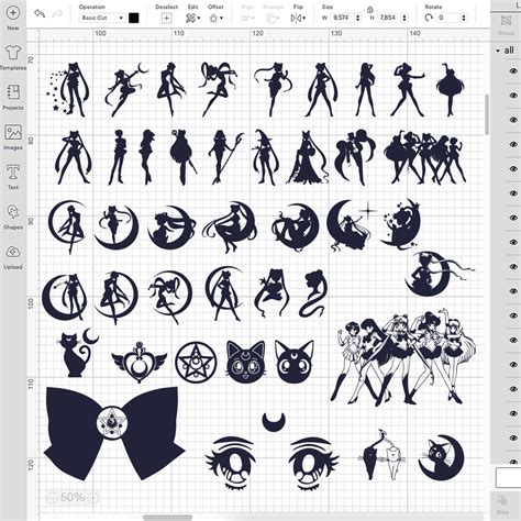 Sailor Moon Bundle Layered Svg Sailor Moon Cricut File Sai Inspire Uplift