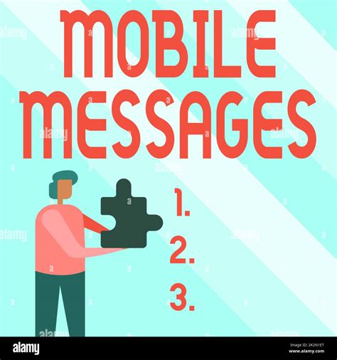 Text Sign Showing Mobile Messages Word For The Act Of Composing And Sending Electronic Messages