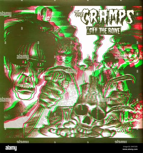 Vintage Vinyl Record Cover Cramps The Off The Bone Uk 1983
