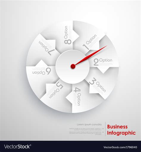 Infographic Pointer Royalty Free Vector Image Vectorstock