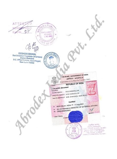 Ca Certificate Apostille For Philippines In India