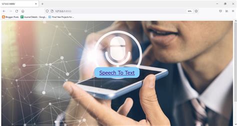 Speech To Text Conversion Using Django Jp Infotech