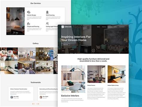 Zircon Interior 1 Landing Page Reactrepo