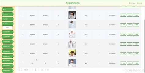 Springboot养老院医疗护理系统066l2 程序源码数据库调试部署开发环境 Csdn博客