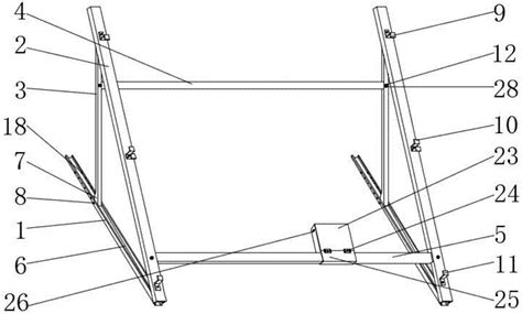 一种具有折叠功能的光伏板支架的制作方法