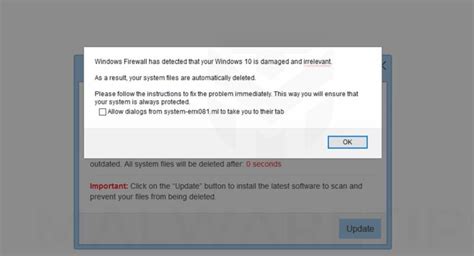 How To Remove Your Windows Is Not Updated Pop Up Scam