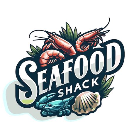 Un Logotipo Para Un Restaurante De Mariscos Que Dice Mariscos Vector