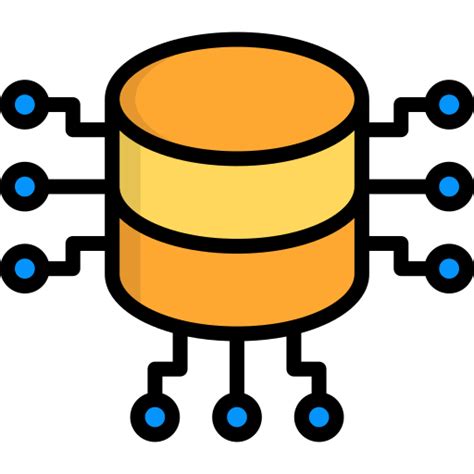 Data Server Generic Color Lineal Color Icon