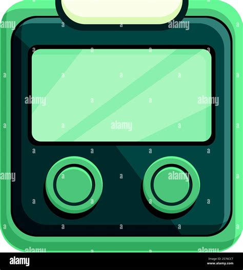 Portable Gas Detector Icon Cartoon Vector Monitor Instrument Natural