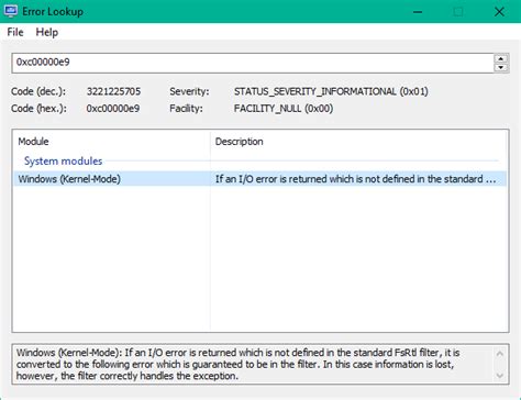 Windows Error Lookup Tool Identify Understand Windows Error Codes