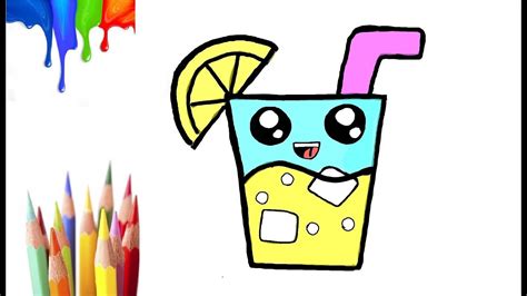 Как просто нарисовать ЛИМОНАД летом Youtube