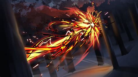 Se2ra On Twitter 이세계 아이돌 고세구님의 커버곡 《귀멸의 칼날op 홍련화 紅蓮華 》2d 애니메이션 컨셉아트도 작업했습니다 많이 들어주시면