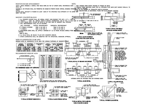 Office Building Constructive Structure Cad Drawing Details Dwg File