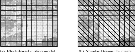 Figure 1 From Mesh Based Motion Models For Wavelet Video Coding Semantic Scholar