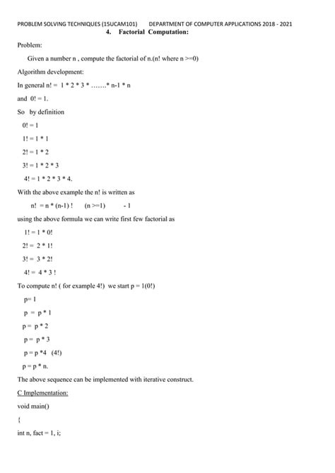 PROBLEM SOLVING TECHNIQUES PDF