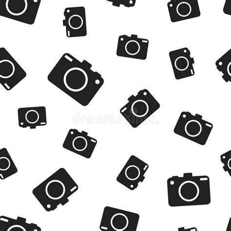 Camera Seamless Pattern Stock Vector Illustration Of Isolated 10207204