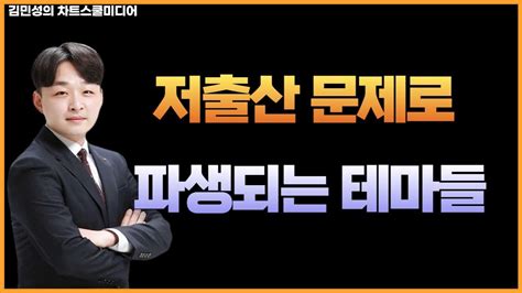 김민성 전문가 저출산 문제로 파생되는 테마들 저출산테마 로봇테마 Ai테마 반도체테마 Youtube