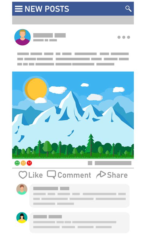 Social Network Interface Template 35773303 Png