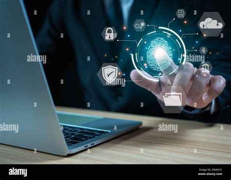 Fingerprint Scanning Biometric Authentication Cybersecurity And Fingerprint Password Future