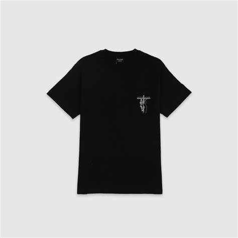 Passport Line Worx Pocket T Shirt Black Fast Times Skatebo