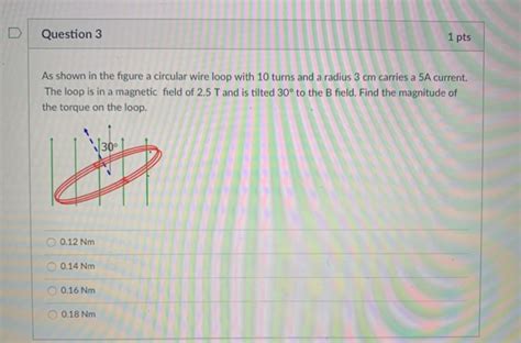 Solved Question Pts As Shown In The Figure A Circular Chegg